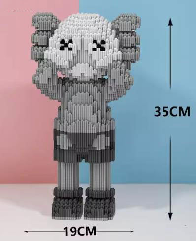 BUILDING BLOCKS BRICKS KAWS BB046 35 X 19 CM 4800 PIECE – toysharbour